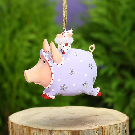 Patience Brewster Tinkerbelle Pig Mini Ornament – Orleans Cajun ...