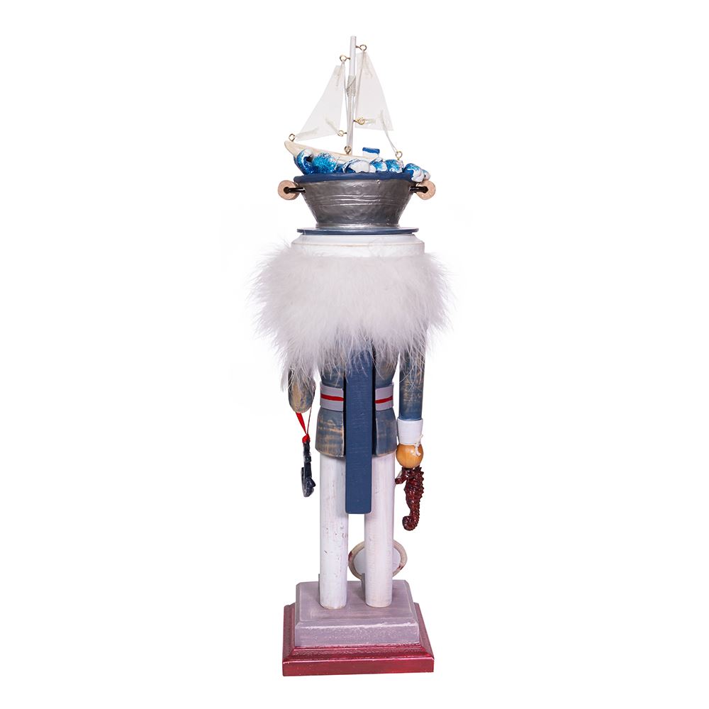 19" Sea Captain Nutcracker – Orleans Cajun Ornament and Gifts